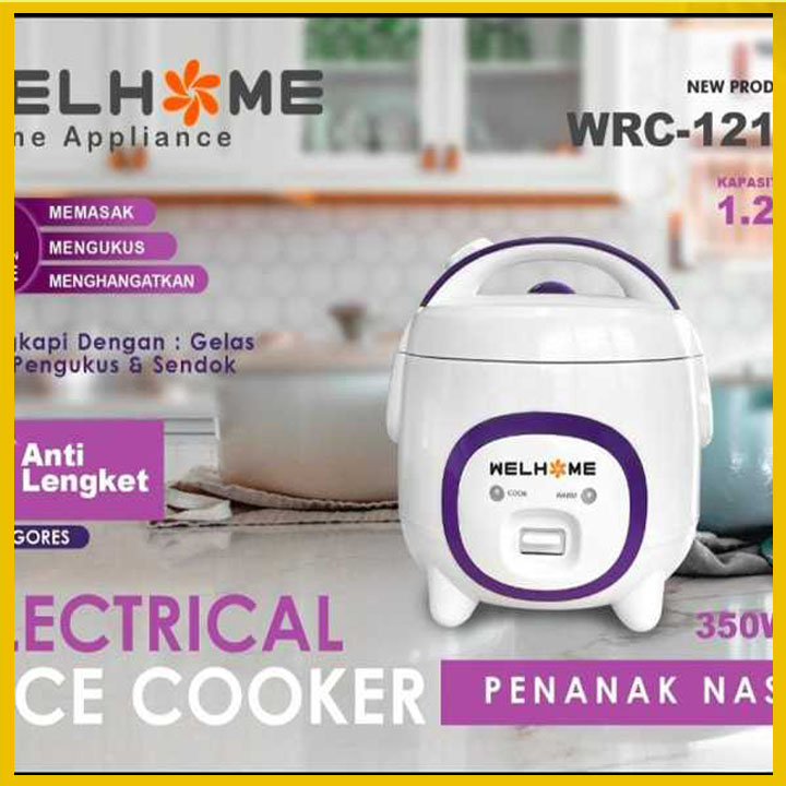 Jual MEJIKOM WELHOME//MINI RICE COOKER MAGIC COM 1.2 LITER MULTIFUNGSI ...