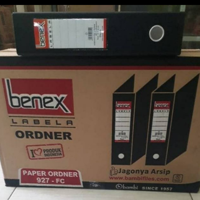 Jual Ordner Benex Folio 927 (1dus isi 12 pcs) | Shopee Indonesia