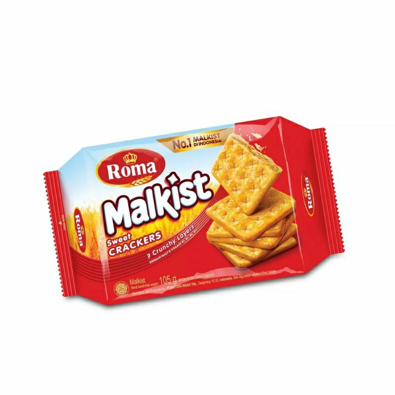Jual Malkist Roma Biskuit Crackers Manis Sweet / Tawar / Capucino ...