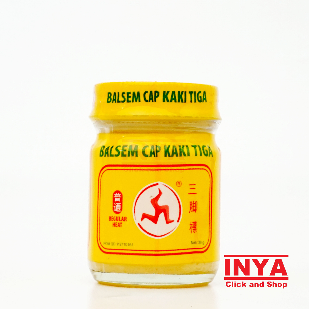 Jual Balsem Cap Kaki Tiga Regular Heat 36gr - Obat Gosok - Balm ...
