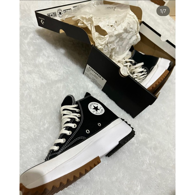 Jual converse run star high authentic with barcode | Shopee Indonesia