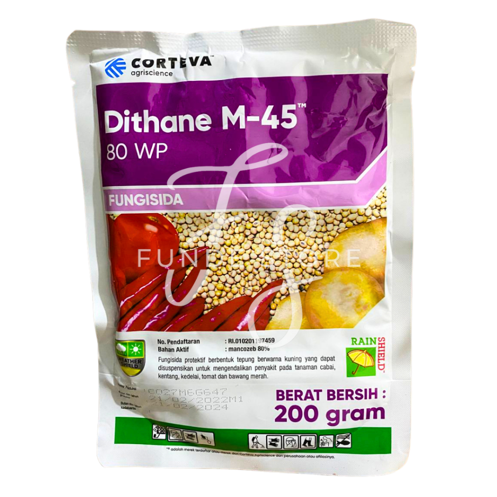 Jual Fungisida DITHANE M-45 80 WP 200 Gram Mancozeb Obat Anti Jamur ...