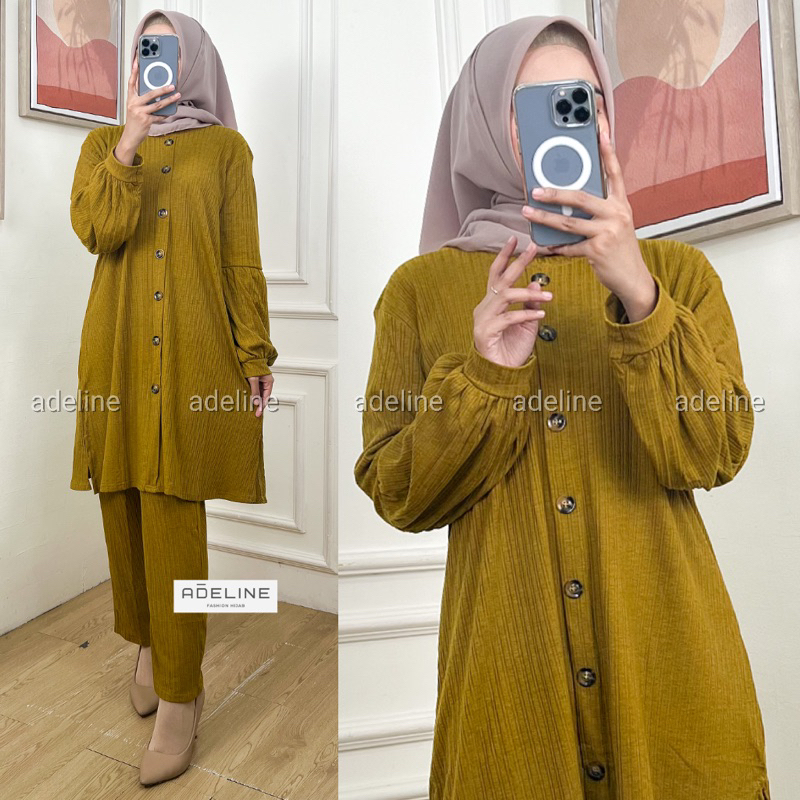 Jual AM - Bertin Set Setelan Wanita Knit Rajut SetCel One set Wanita ...