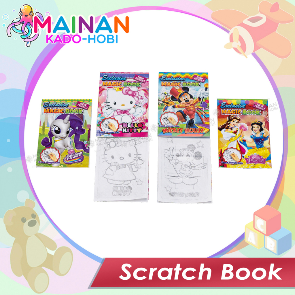 Jual MAINAN ANAK TRADTIONAL JADUL MAGIC GOSOK KOIN SCRATCH BOOK ...