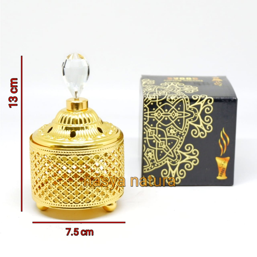 Jual Prapen Gold Mini Mabkhara Manual Pendupaan Bukhur Wadah Bakhor ...