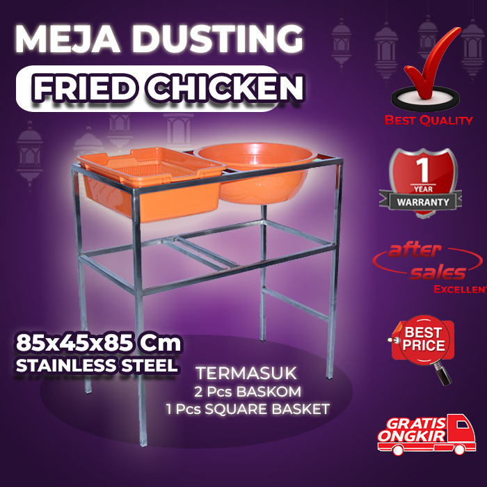 Jual Meja Dusting / Pengadukan Tepung / Penepungan Fried Chicken ...