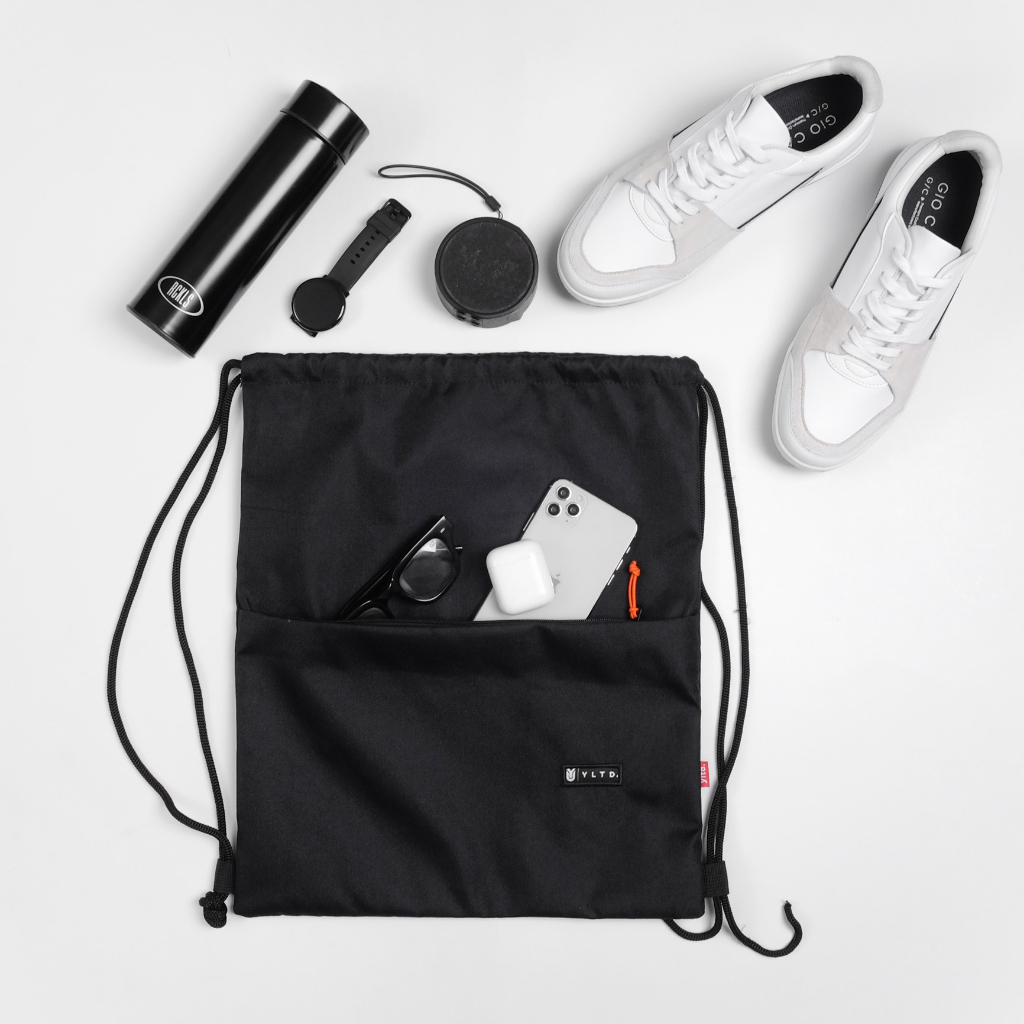 Jual YLTD - Tas Serut Backpack Traveling Drawstring Bag Sepatu Original | Shopee Indonesia