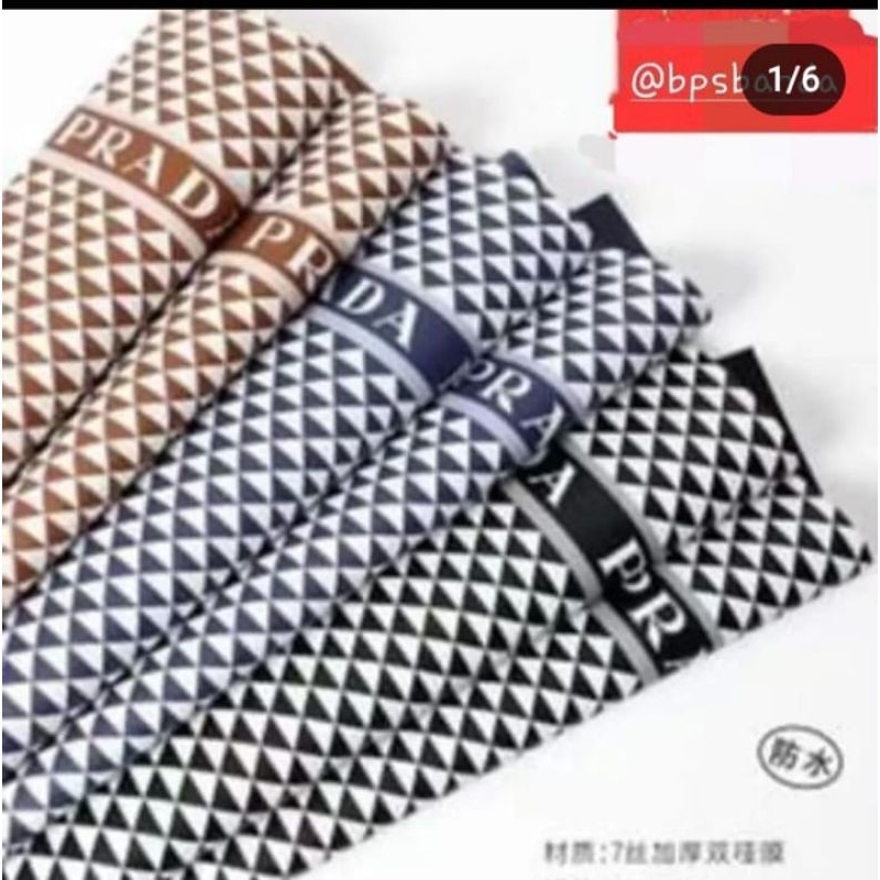 Jual KERTAS BUKET MOTIF PRADA ISI 20 LEMBAR | Shopee Indonesia