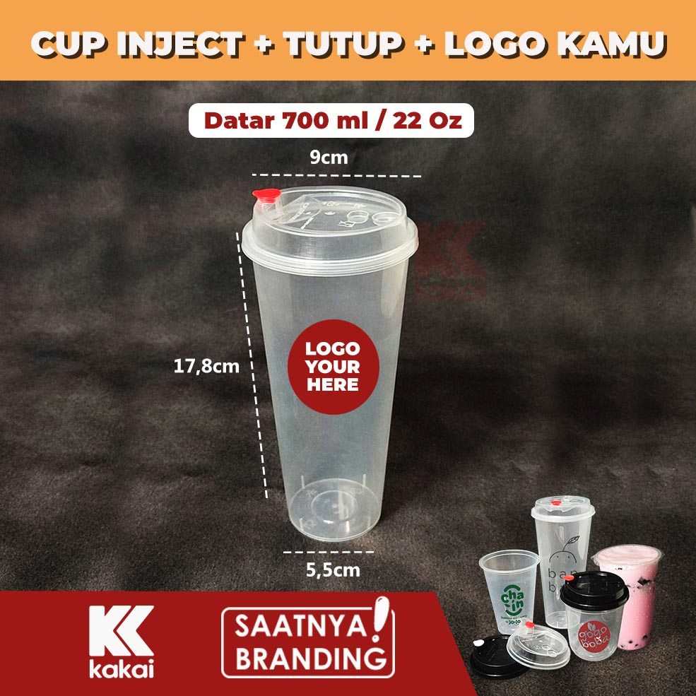 Jual CUSTOM / SABLON CUP INJECTION 12 - 22 OZ / SABLON GELAS INJECT ...