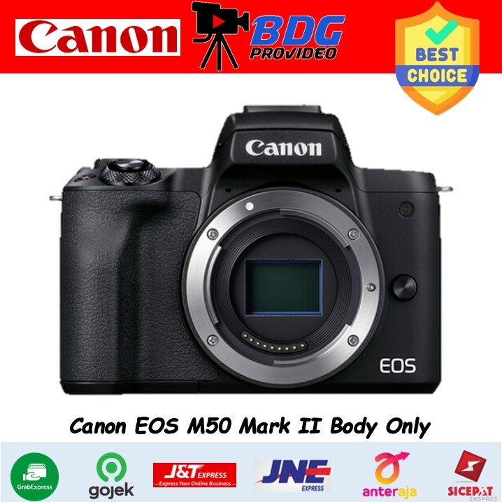 Jual CANON EOS M50 MARK II BODY ONLY garansi resmi / Kamera CANON EOS M ...