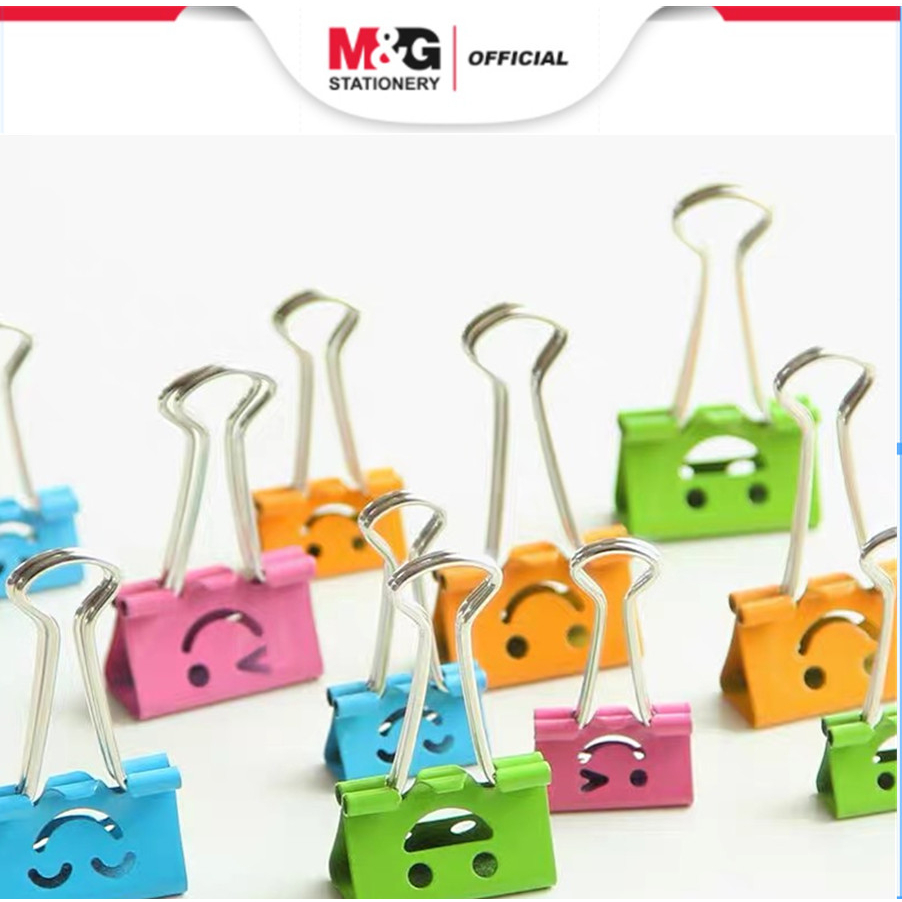 Jual M&G Binder Clip Set Ukuran 19mm / 32mm Kertas Klip Dengan Toples ...