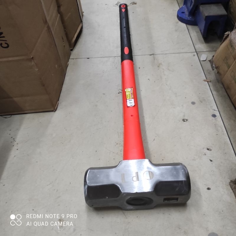 Jual Palu Godam gagang fibre 5 kg (10 lb) palu batu palu bogem | Shopee ...