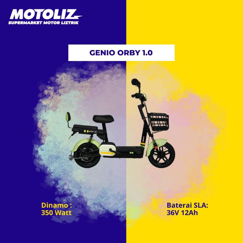 Jual GENIO ORBY 1.0 SEPEDA LISTRIK GEJAYAN JOGJA ELECTRIC BIKE | Shopee ...