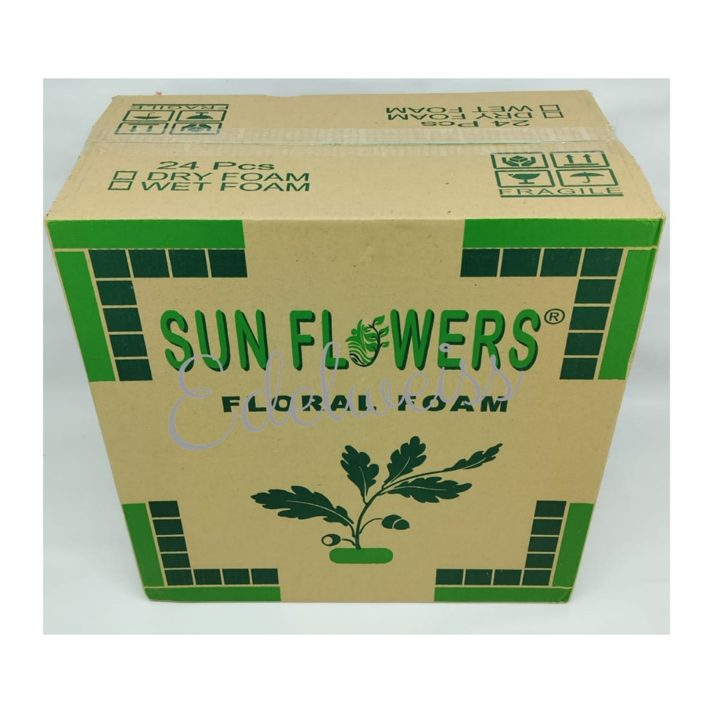 Jual Busa Kering Sun Flower 1 Dus / Bunga kain plastik kering ...