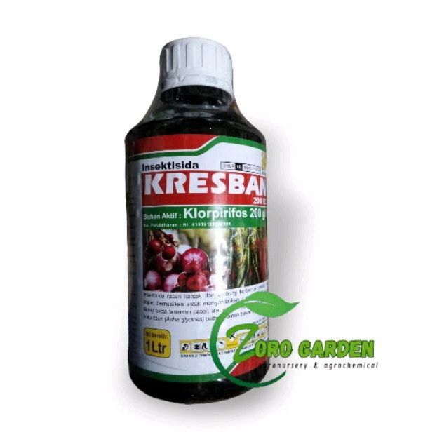 Jual INSEKTISIDA PEMBASMI HAMA KRESBAN 200EC ISI 1 LITER | Shopee Indonesia