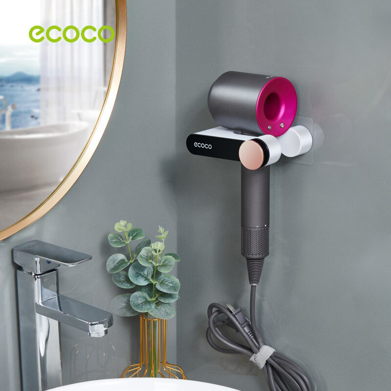 Jual ECOCO Simple Hair Dryer Stand - Rak Gantungan Hair Dryer Pengering Rambut Holder Tempat ...