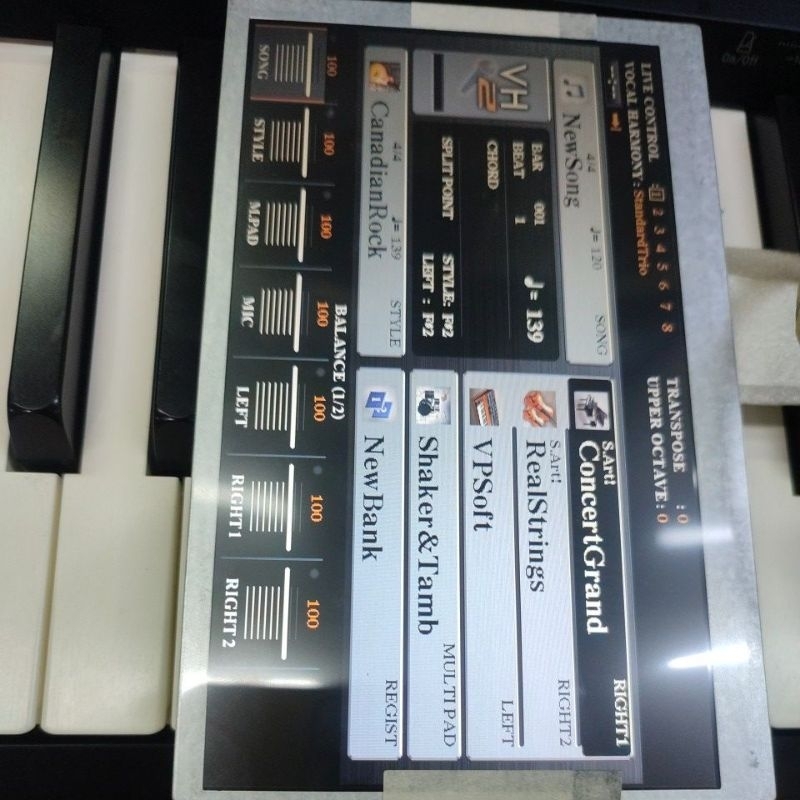 Jual LCD YAMAHA ORIGINAL PSR S770 S775 S970 S975 SX700 SX900 ORIGINAL ...
