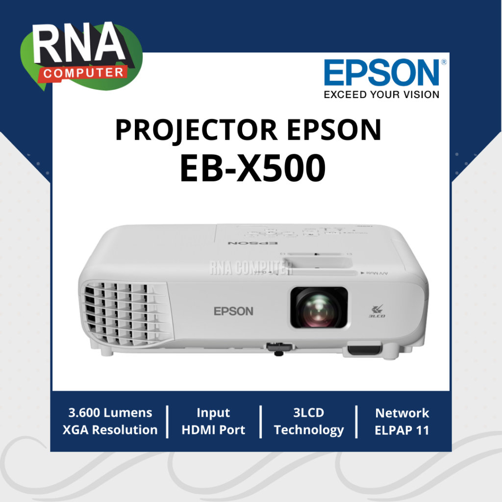 Jual Proyektor Epson EB-X500 3600 Lumens XGA 3LCD | GARANSI RESMI ...