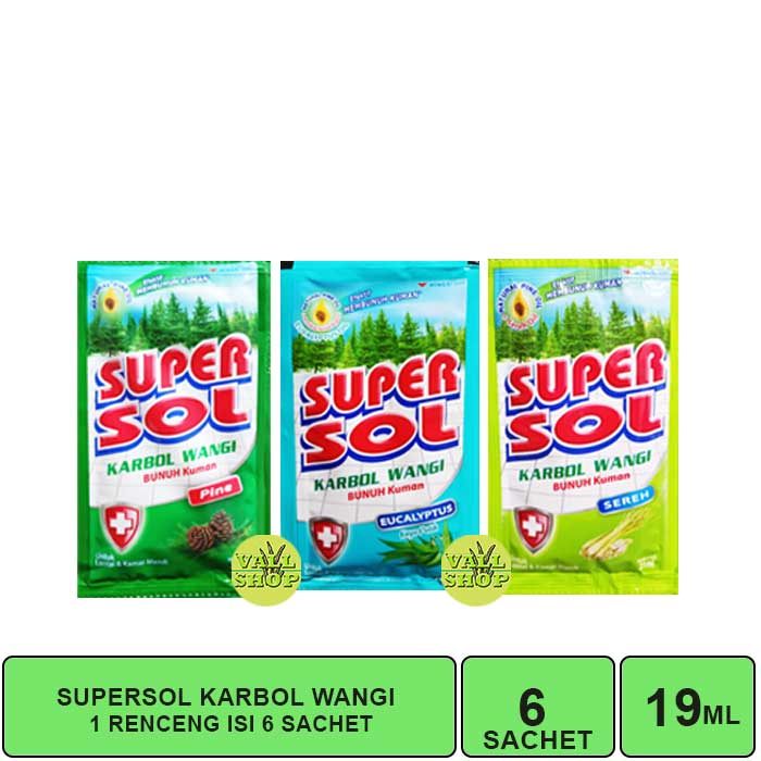 Jual VS. SUPERSOL SACHET 19 ML (1 RENCENG ISI 6 SACHET) | Shopee Indonesia