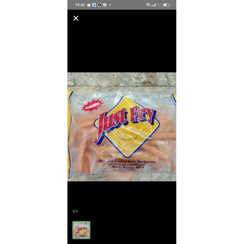 Jual Kentang Just Fry 900gr | Shopee Indonesia