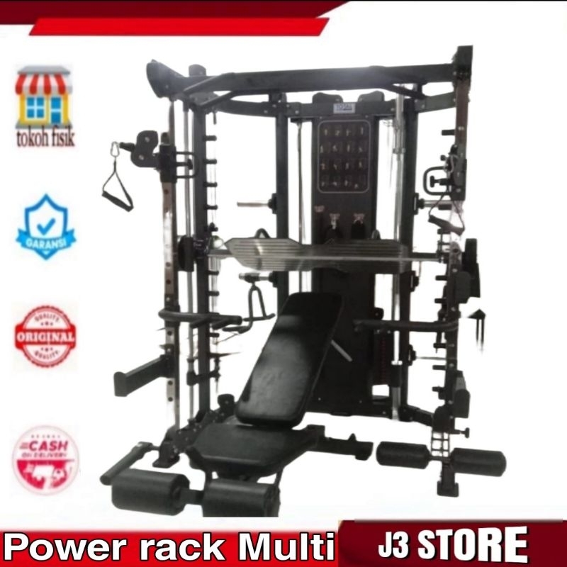Jual Multi Power rack Total fitnes(Original)Power rack-Smite machine ...