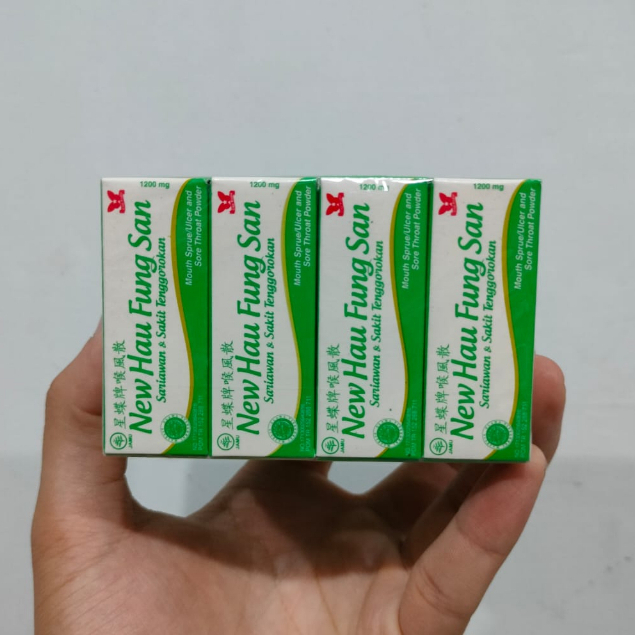 Jual New Hau Fung San / Au Hong Sua 1200mg isi 12 Obat Sakit ...