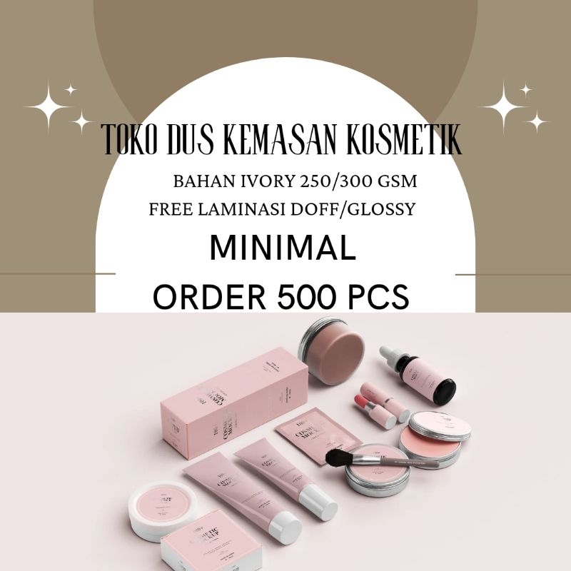Jual Custom Dus Box Parfum Kosmetik Beauty Make up Herbal | Shopee ...