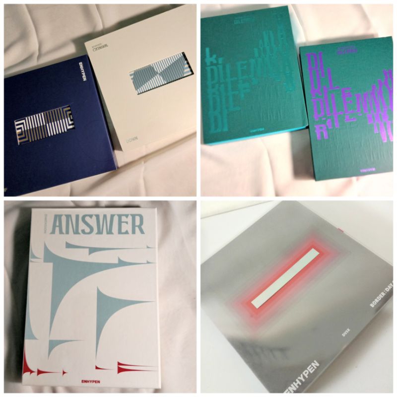 Jual (All version BOOKED) album enhypen only (no pc) border day one ...