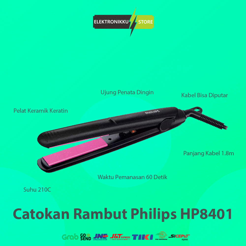 Jual Selfie Hair Straightener Philips HP8401 Catok Pelurus Catokan ...