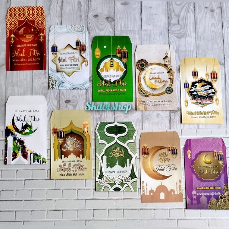 Jual Ampau lebaran amplop lebaran Karakter Masjid medium C 10 Lembar ...