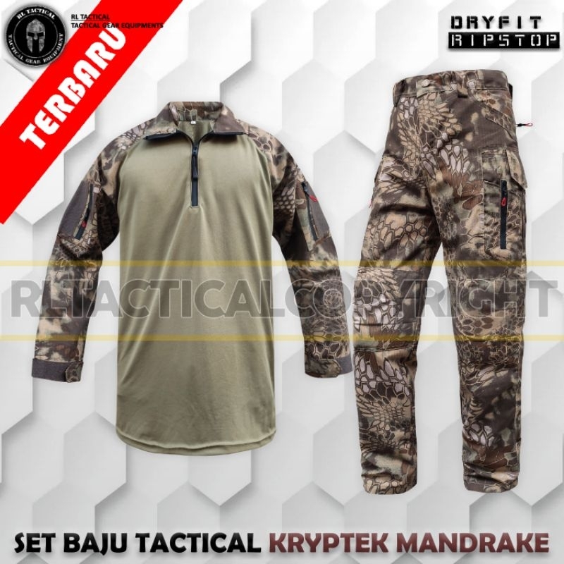 Jual Seragam Tactical Camouflage Kryptek Mandrake RL Tactical | Shopee ...