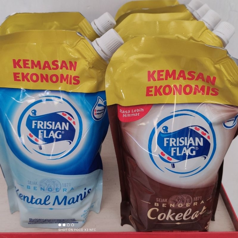 Jual Frisian Flag Susu Bendera Kental Manis Pouch 545 Gram | Shopee ...