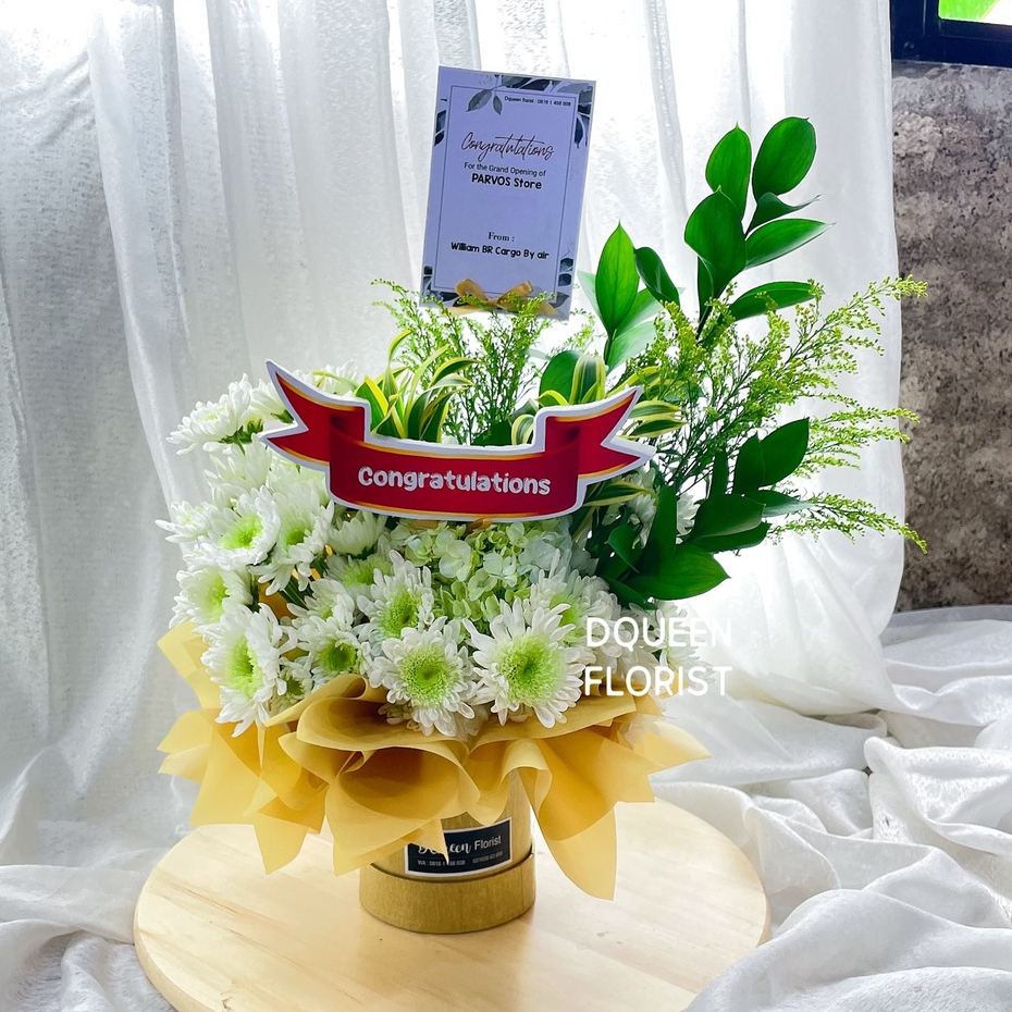 Jual BUNGA BOX 1551 SELAMAT / CONGRATULATION / HAPPY BIRTHDAY ...