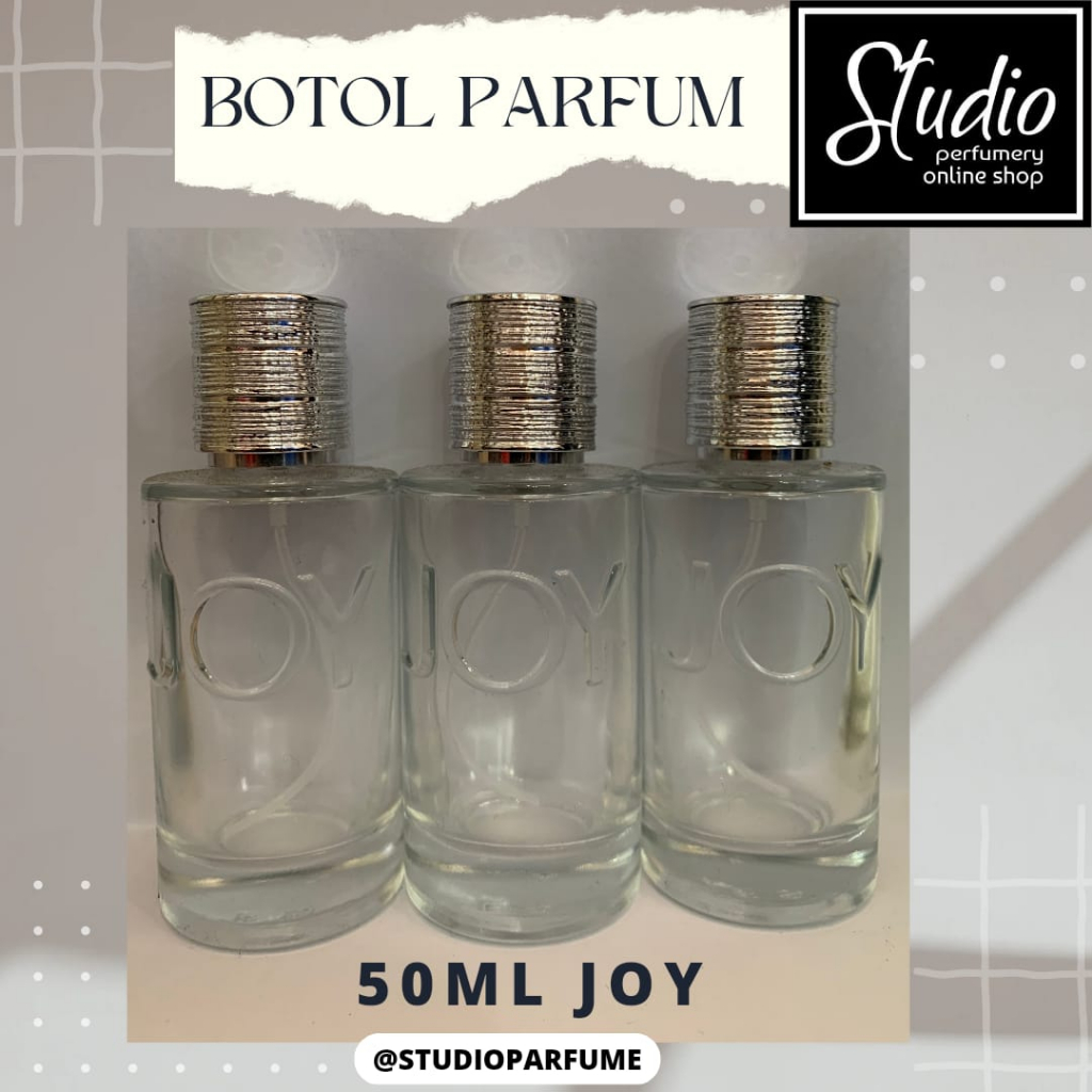 Jual BOTOL PARFUM SPRAY JOY 50 ML | BOTOL KACA | Shopee Indonesia