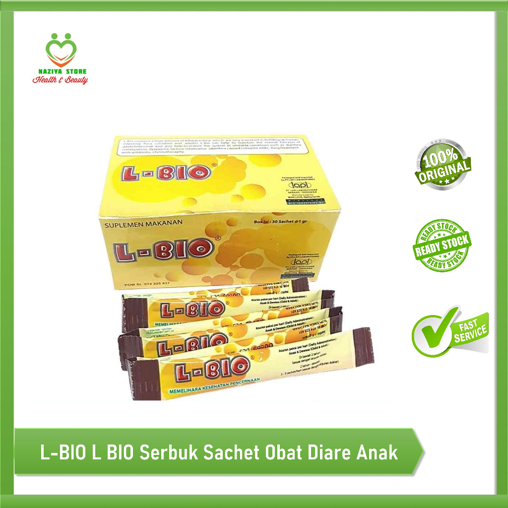 Jual L-BIO L BIO Serbuk Sachet Obat Diare Anak/Mencret/Saluran ...