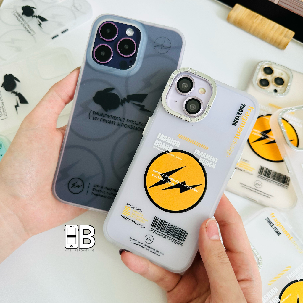 Jual Fragment Design Casing Pokemon Petir Thunderbolt Pikachu Matte ...