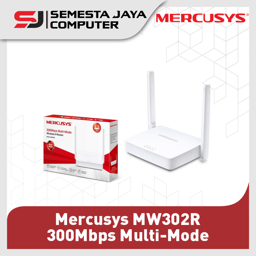 Jual Mercusys MW302R Multi-Mode Wireless N Router 300Mbps | Shopee ...