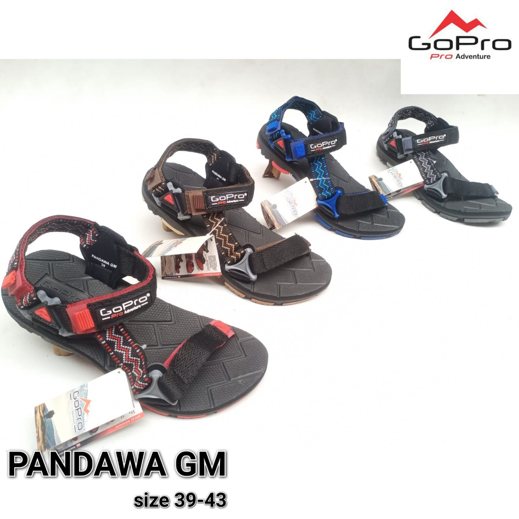 Jual SANDAL GUNUNG GOPRO PRIA TERBARU 2023 - PANDAWA GM SIZE 39-43 BISA ...