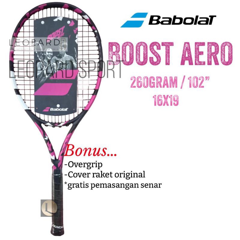Jual Raket Tenis Babolat BOOST AERO PINK 102" 260g / Tennis Racket ...