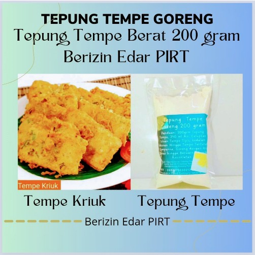Jual Tepung Tempe Goreng Kriuk (200 gr) by Food culinary | Shopee Indonesia
