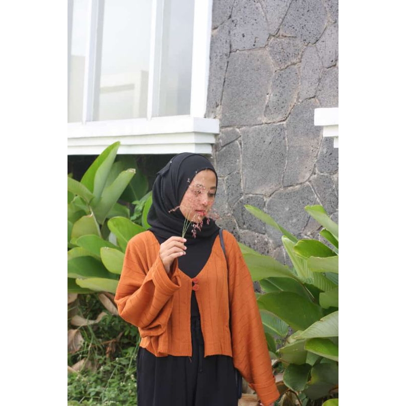 Jual Cardigan Model Batwing Kancing Oversized Premium | Shopee Indonesia
