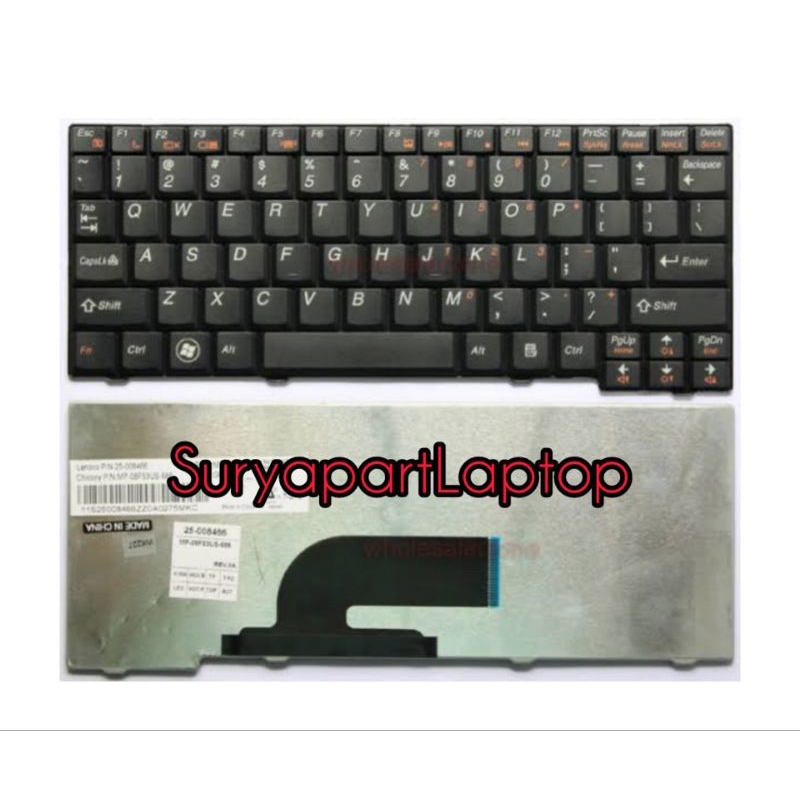 Jual Lenovo Laptop Keyboard IdeaPad S100C S10-2 S10-2C S10-3C S11 Black ...