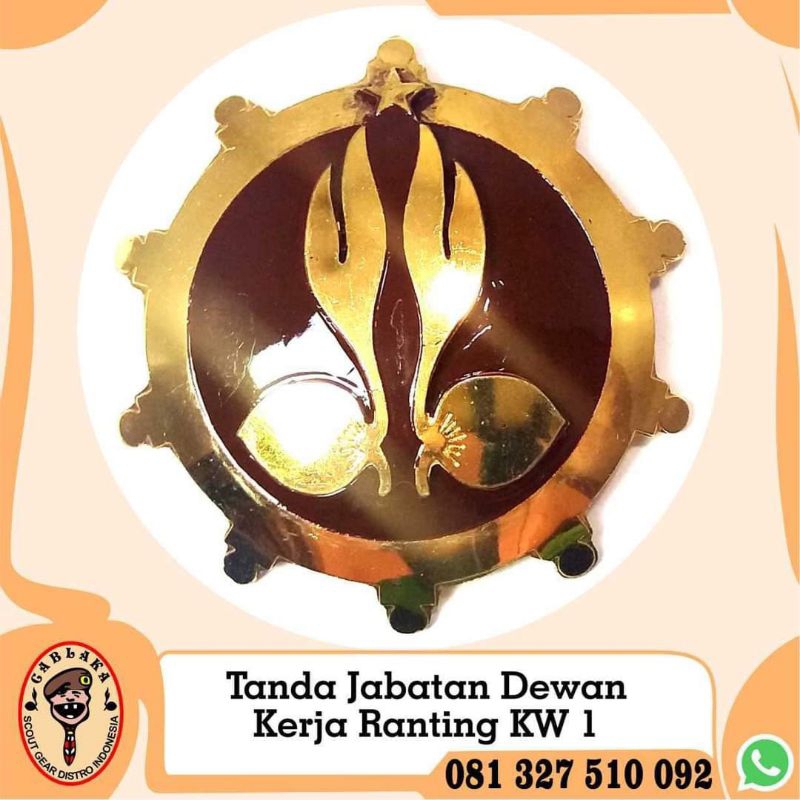 Jual TANDA JABATAN DKR (DEWAN KERJA RANTING) | Shopee Indonesia