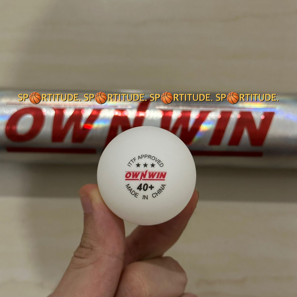 Jual Bola Pingpong Tenis Meja OWNWIN 3star 40+ Seamless isi 6 ORIGINAL | Shopee Indonesia