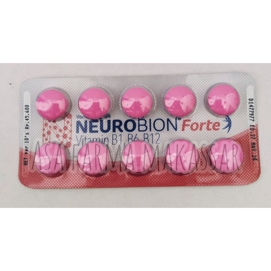 Jual NEUROBION FORTE strip 10s (untuk kesehatan saraf) | Shopee Indonesia
