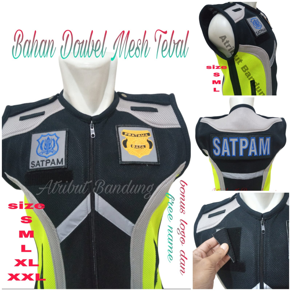 Jual ROMPI SATPAM HITAM/SECURITY/POLISI/DLL | Shopee Indonesia