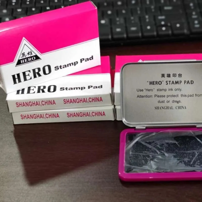Jual Bantalan Cap Stamp pad Bak Stampel Hero Kecil E2460 Ungu | Shopee ...