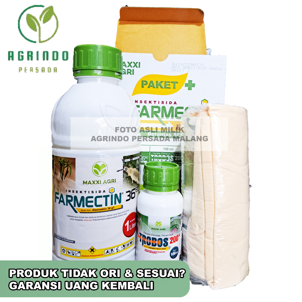 Jual Insektisida Farmectin 36EC 1Liter (Bonus perekat + Kaos ...