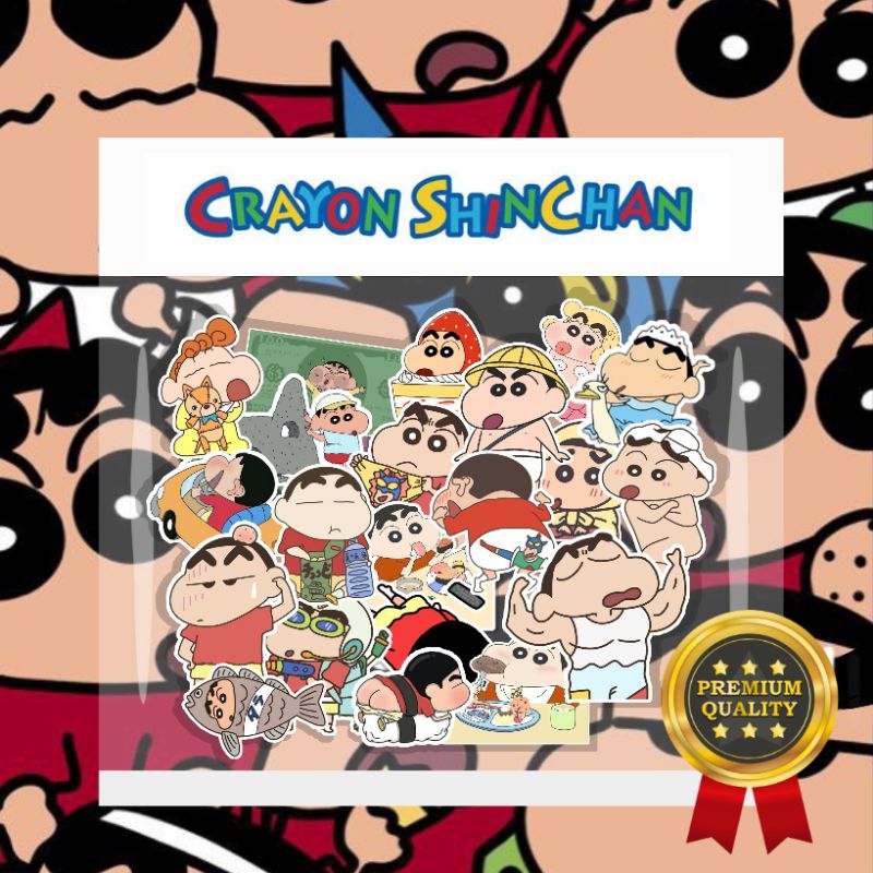 Jual 50PCS+ STIKER SHINCHAN | STICKER CRAYON SHINCHAN | SINCHAN STIKER ...