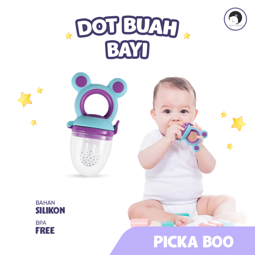 Jual PICKA BOO Dot Buah Empeng Bayi Mpasi | Shopee Indonesia